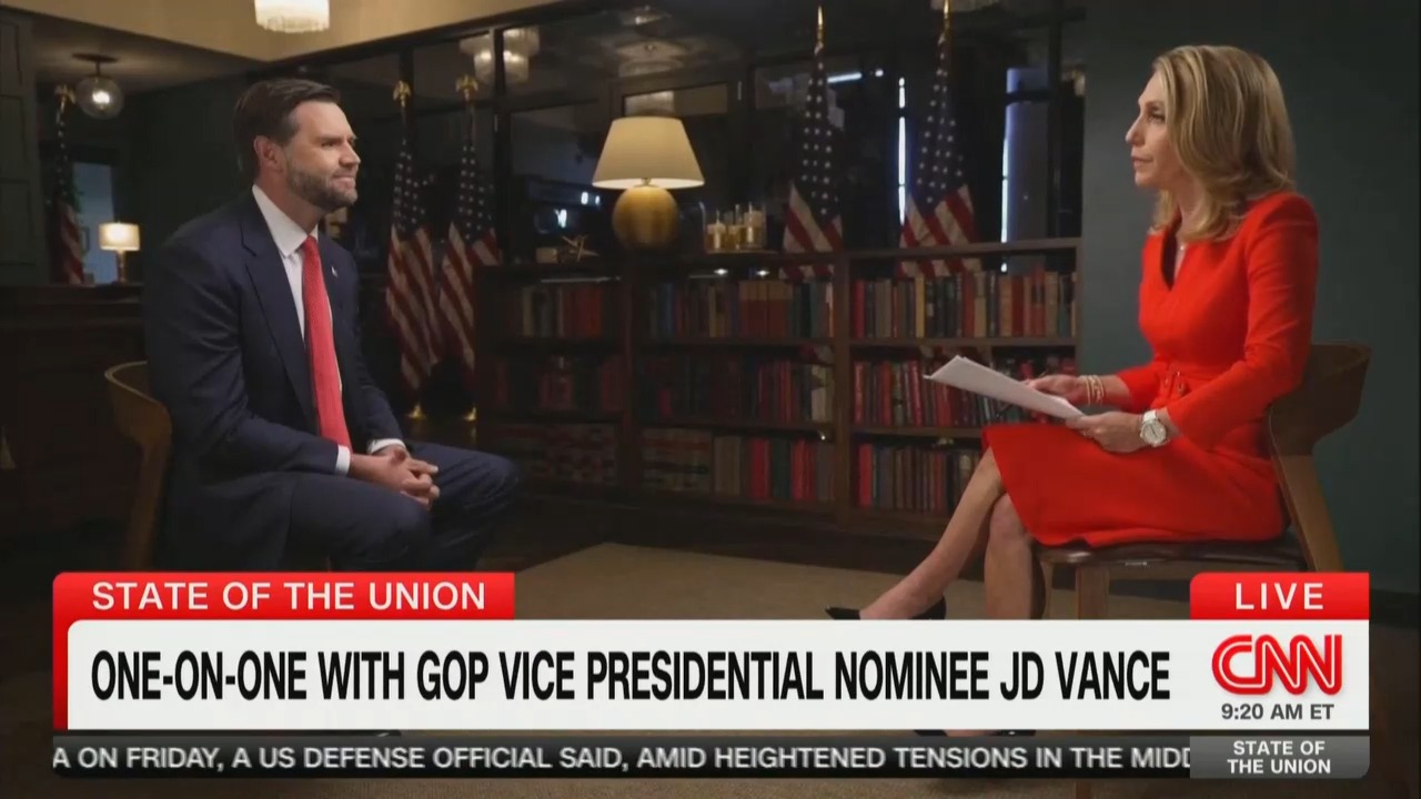 VIDEO: JD Vance CNN Interview With Dana Bash