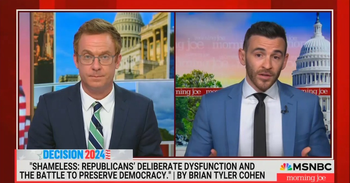 Brian Tyler Cohen Accuses Media of Giving 'Cover' to GOP