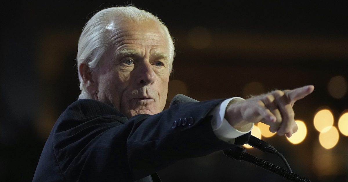 Peter Navarro Rages At Reporter Over Trump Tariff Questions