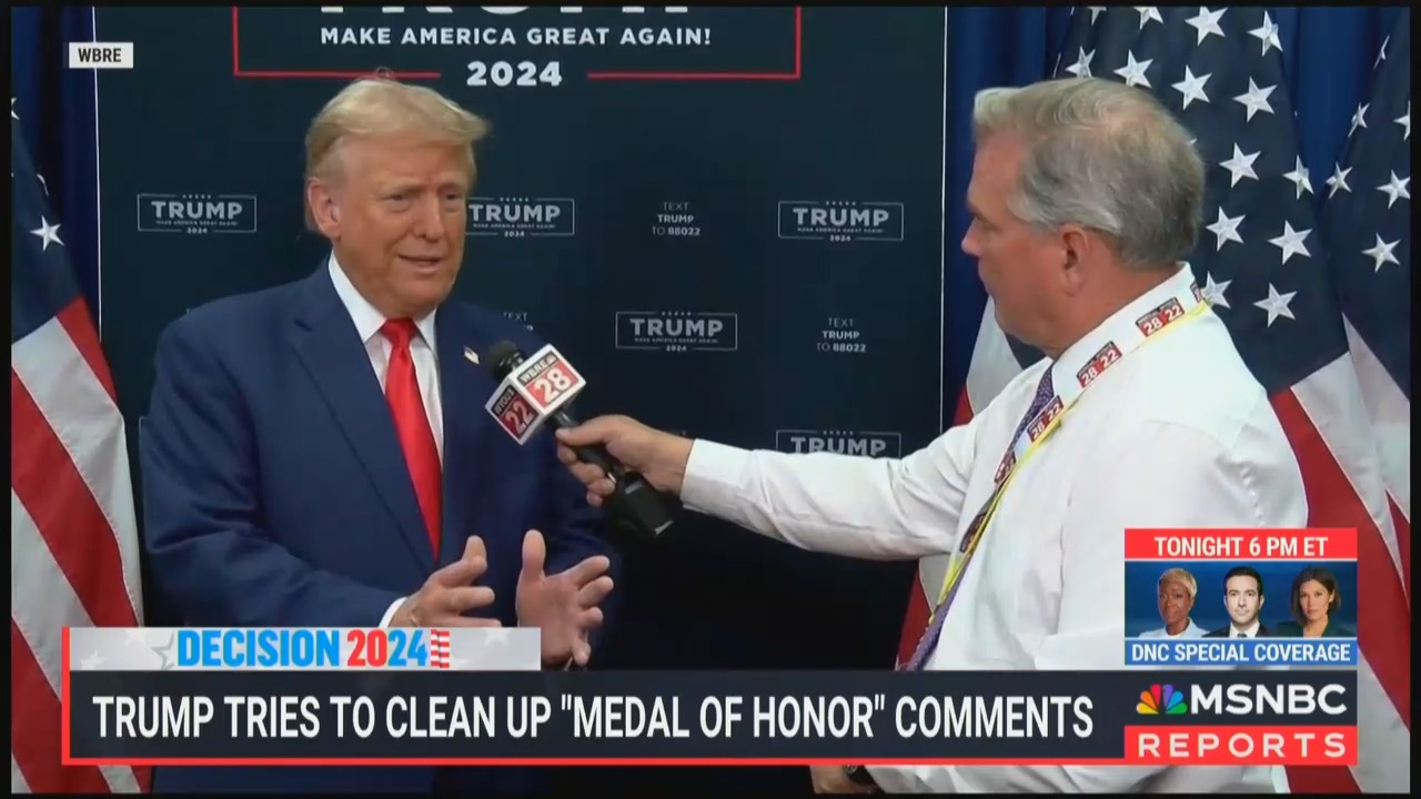 Trump Labels the Medal of Honor a 'Painful Thing to Get