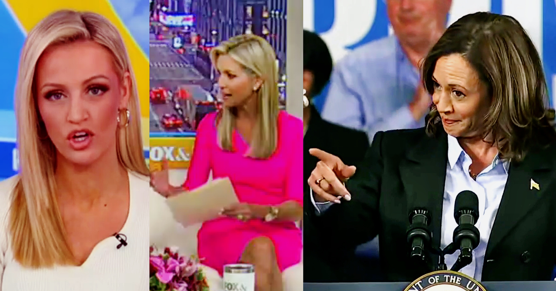 'Cringe'- Fox News Accuse Kamala Harris Of 'Changing Accent'