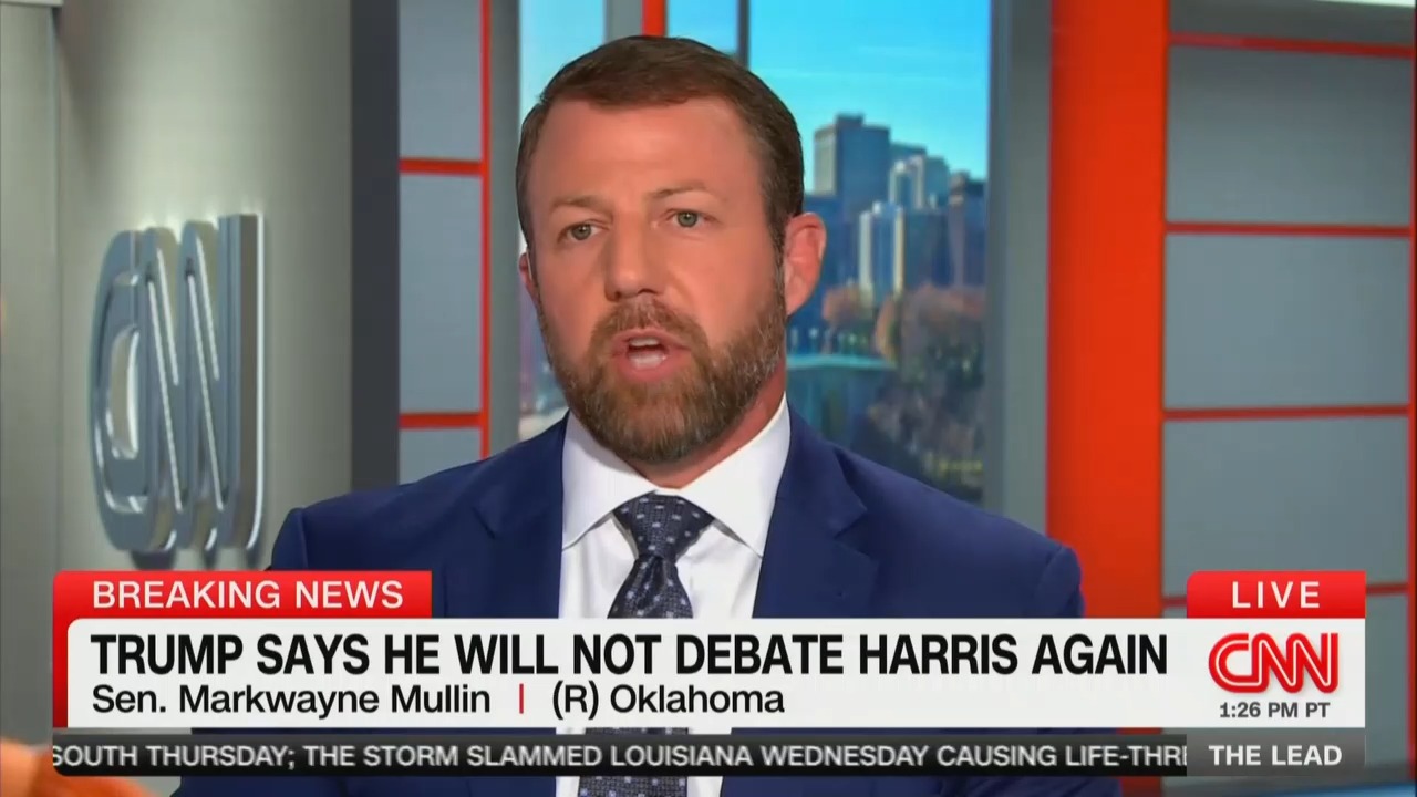 Markwayne Mullin Dodges Question About Accepting Election