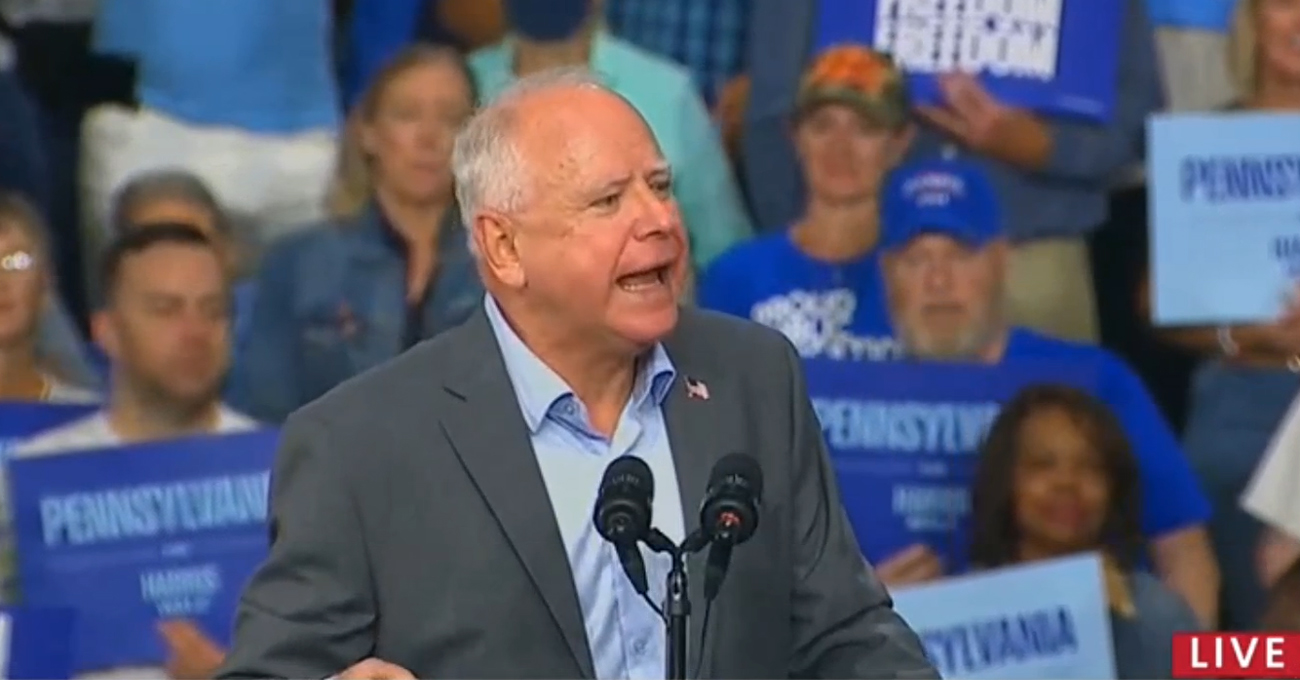 'No Old White Guy Could Ask For More' Fawns Tim Walz After Remarks From ...