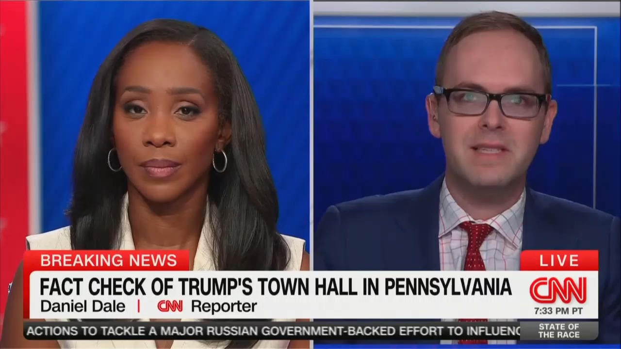 Daniel Dale Debunks False Trump Claims From Fox Town Hall