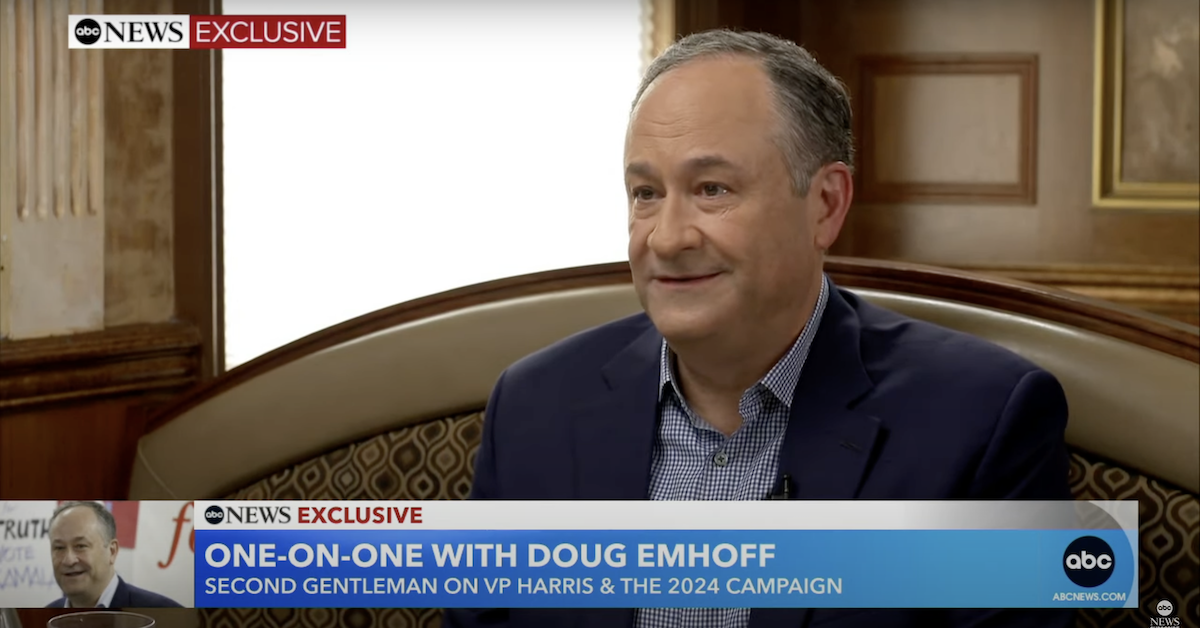 Doug Emhoff Blasts Sarah Sanders's 'Repulsive' Harris Attack