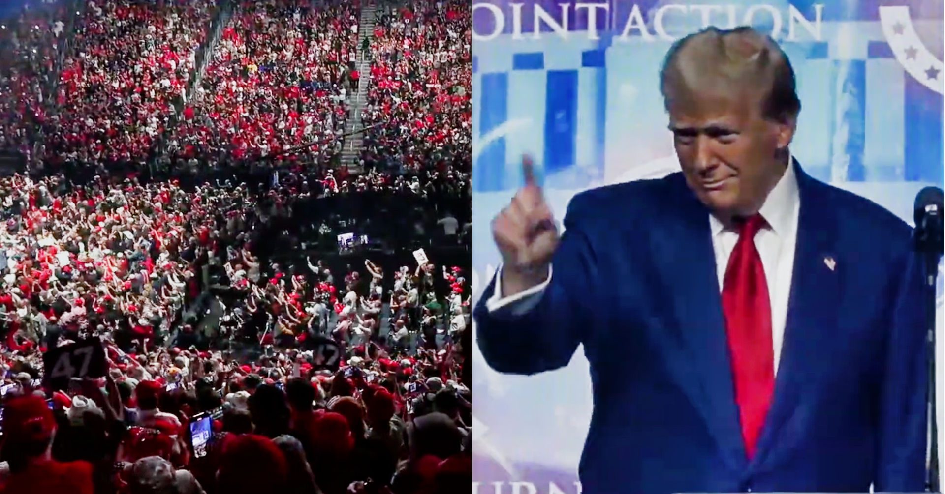 Trump Fans Shout 'Daddy Don' When Trump Takes Stage At Rally
