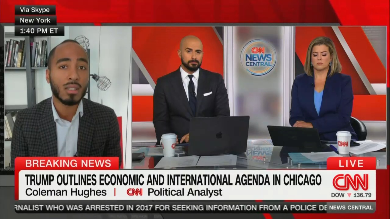 Coleman Hughes Worries About Trump's NATO Threat on CNN