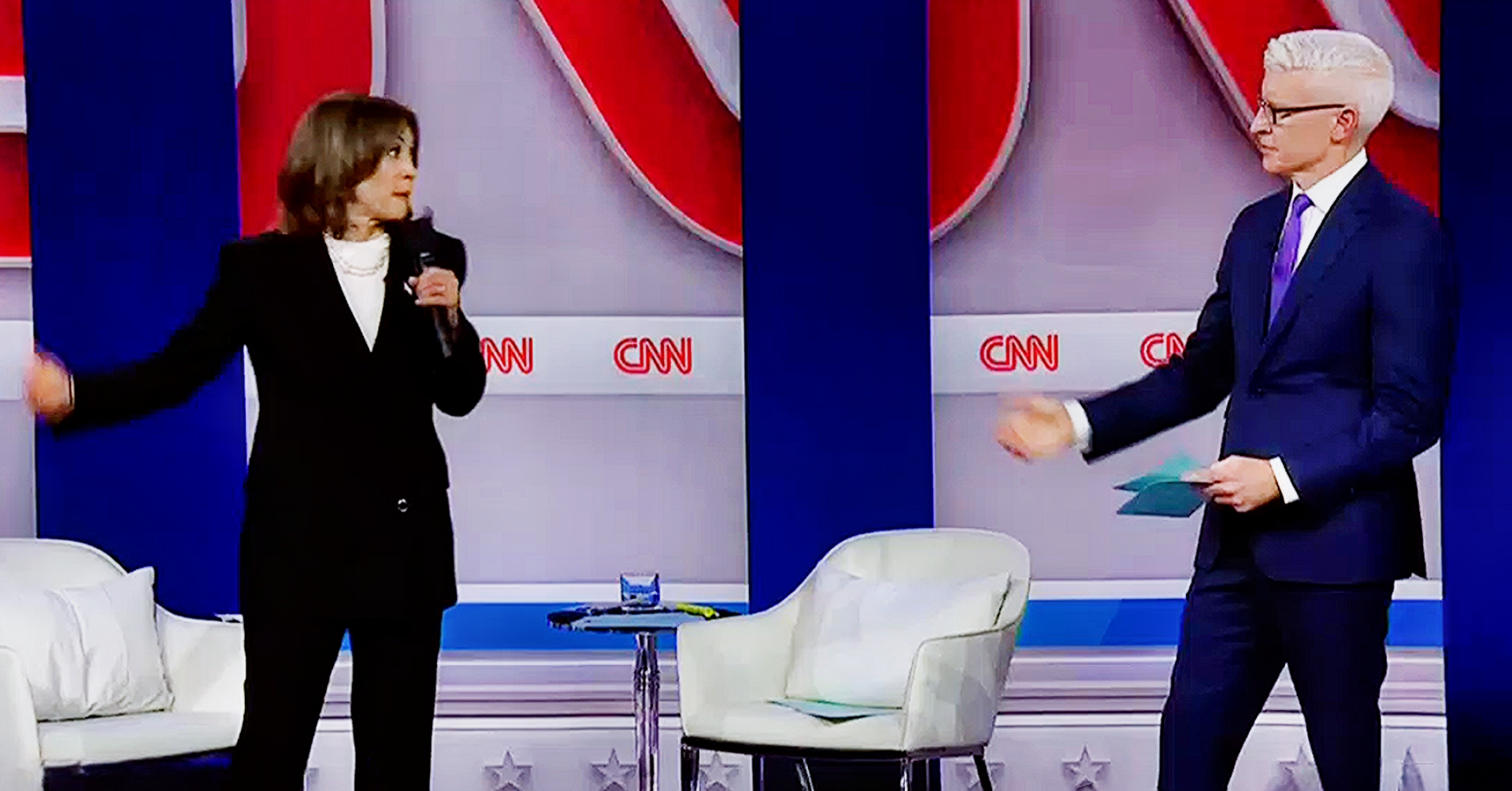 CNNs Anderson Cooper To Kamala Harris: Is Trump Antisemitic?