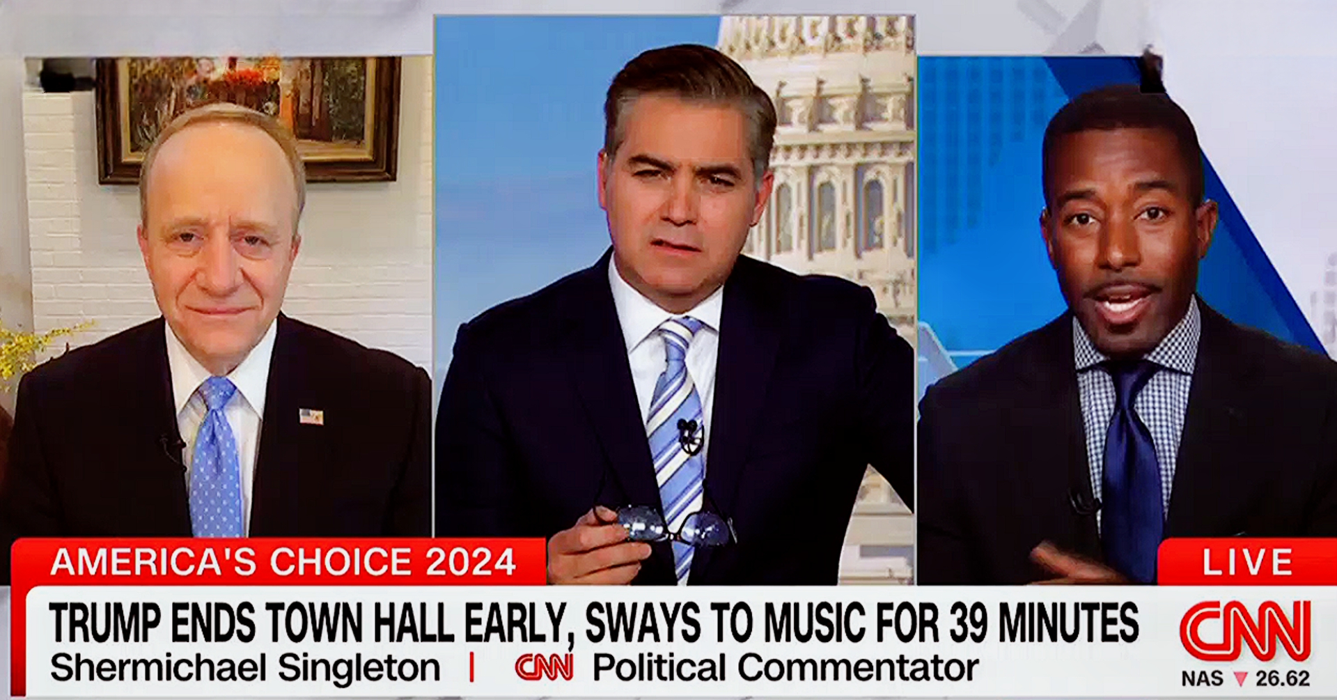 CNN Shermichael: Kamala Harris Baiting, Trump Falling For It