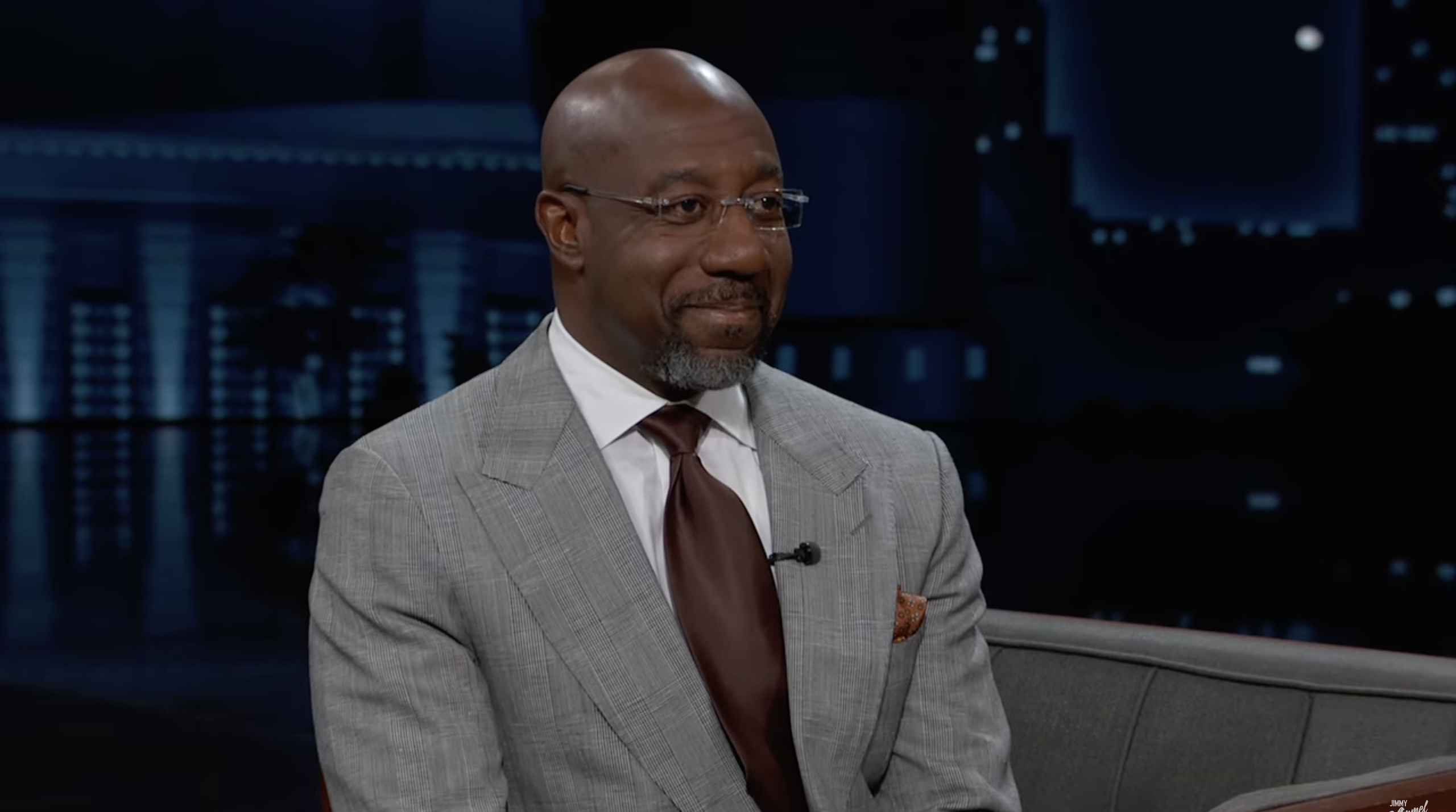 Raphael Warnock Responds to Marjorie Taylor Greene Theories