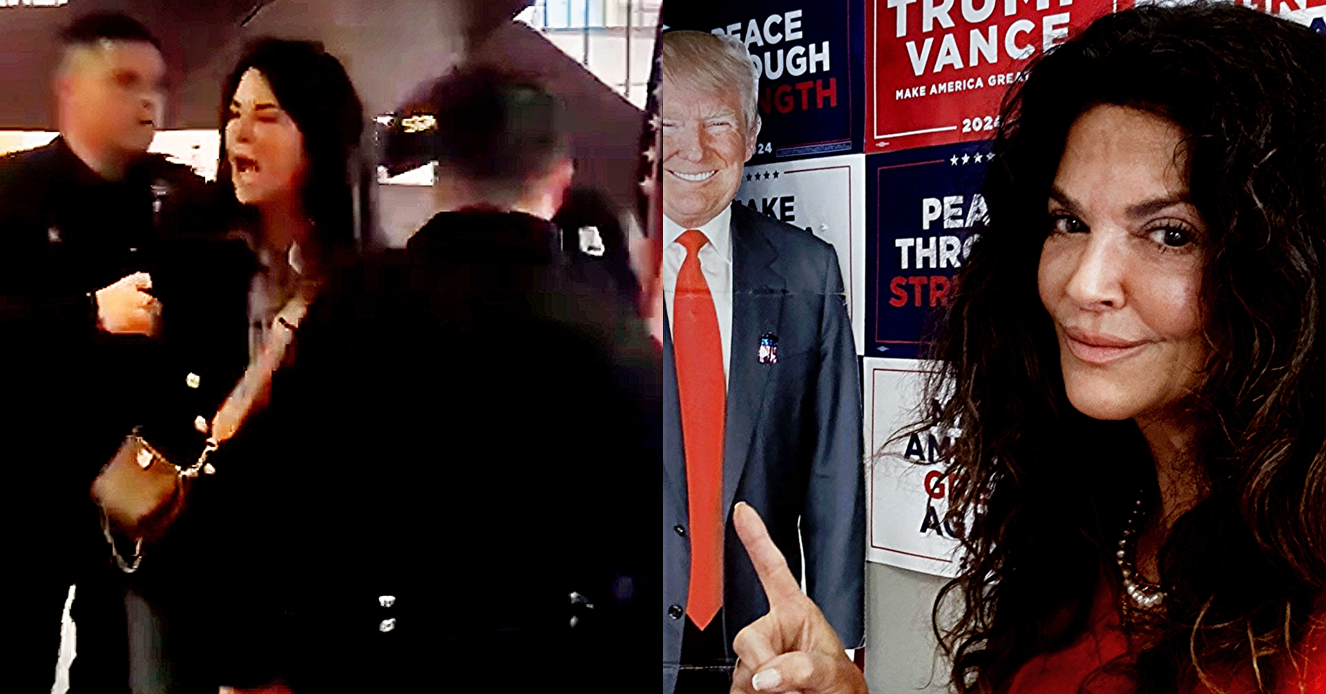 Trump Fan Val Biancaniello Cuffed ‘Harassed’ Voters At Polls