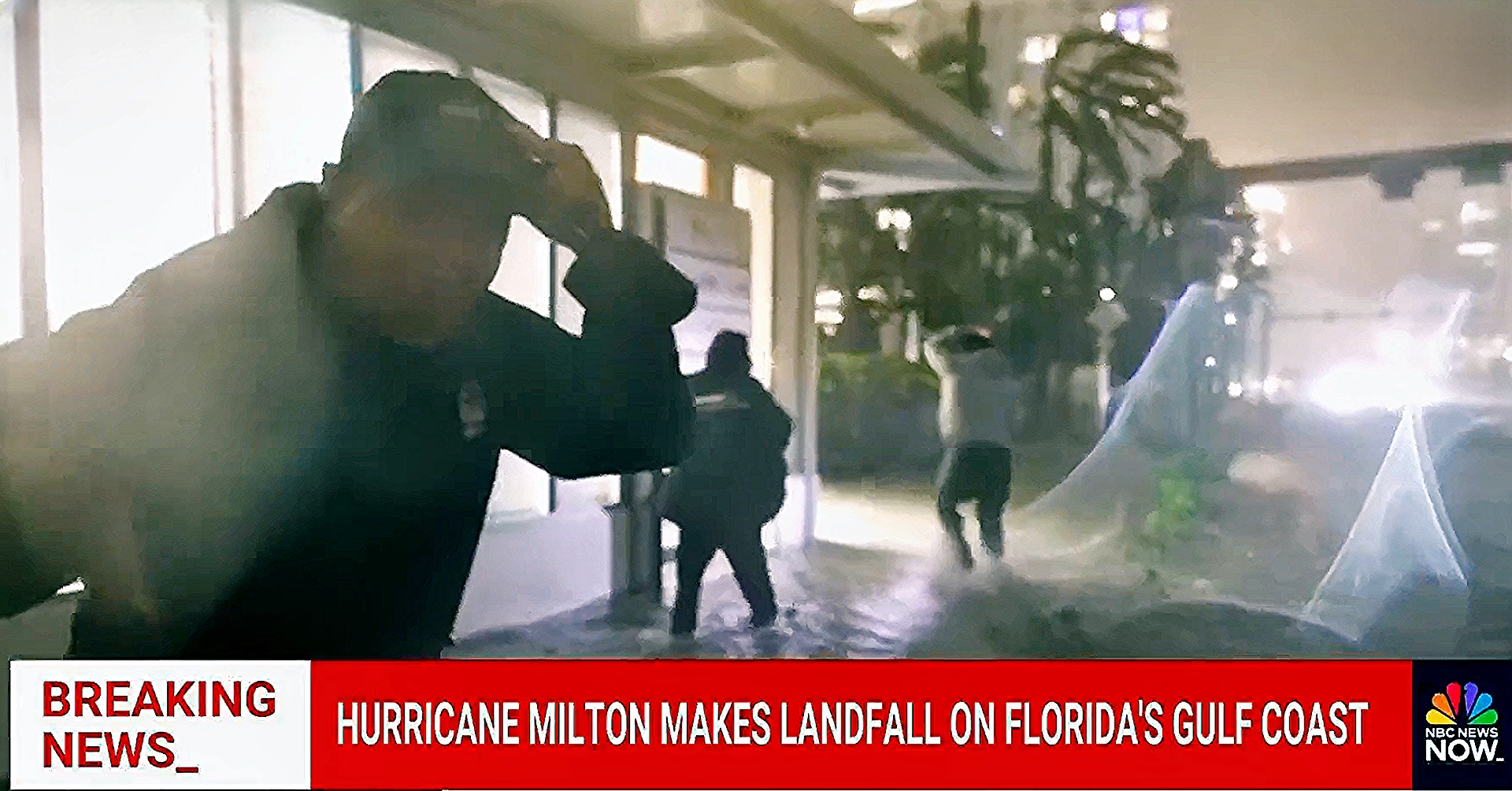 NBC Crew Flees As Hurricane Milton Unleashes Hell On Earth