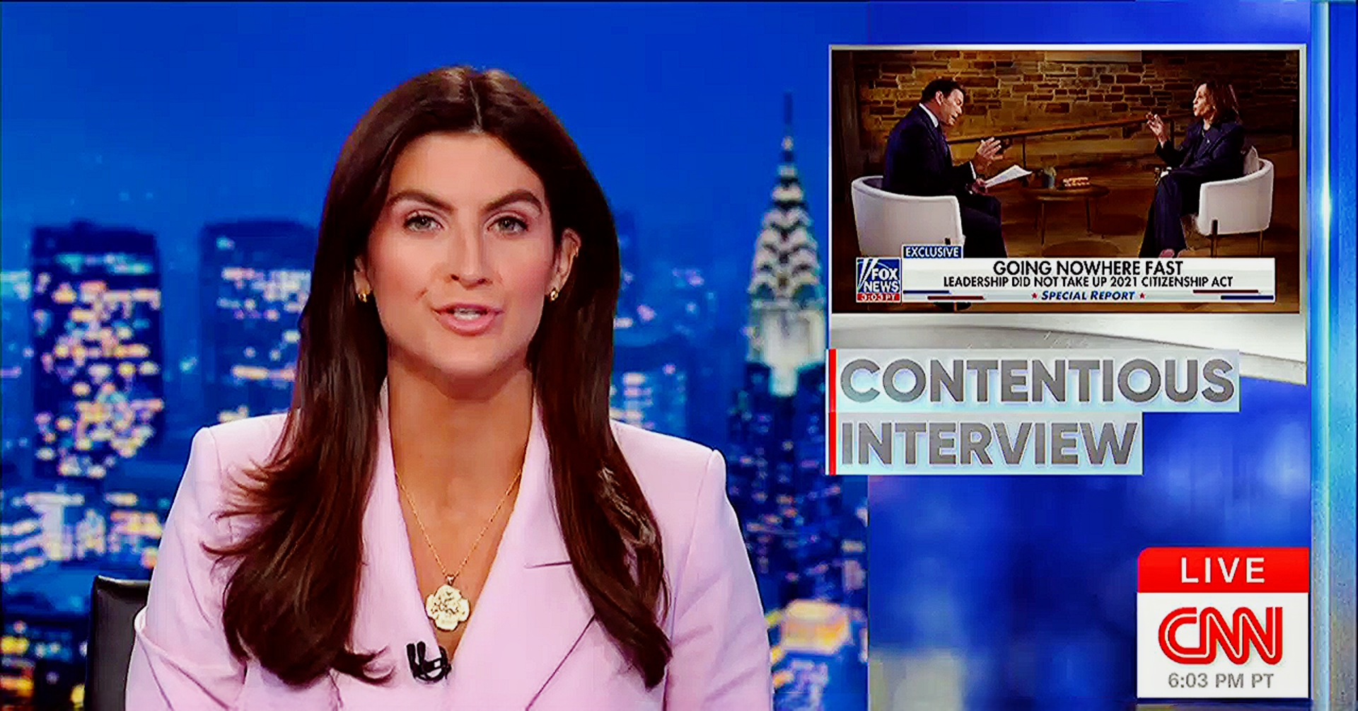 Kaitlan Collins Rips Fox On Trump Clip In Kamala Harris Chat