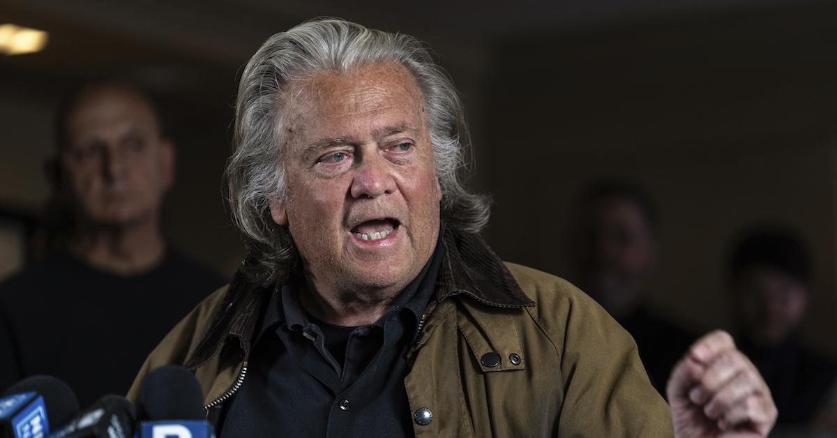 Steve Bannon Takes Victory Lap Over Trump's Media 'Meltdown'