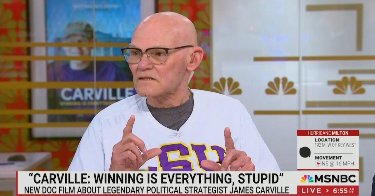 James Carville Tells Dems To Move On From Jan 6 and 2020