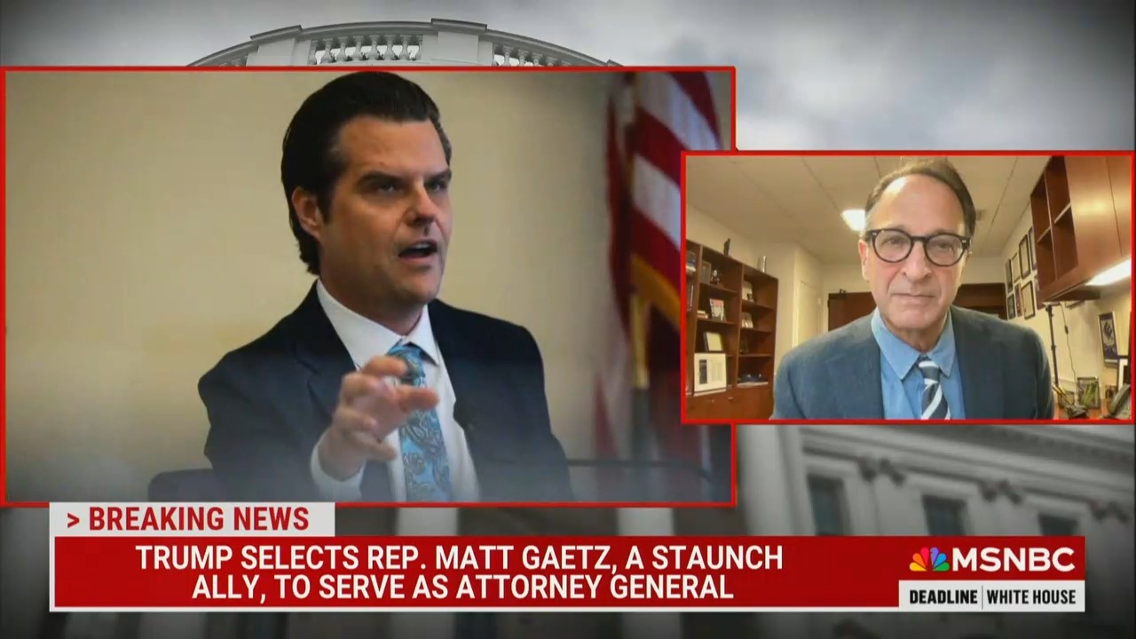 Andrew Weissmann Says We're Entering 1984 With Gaetz As AG