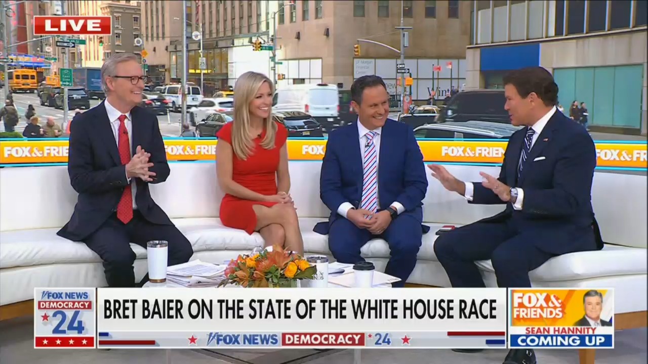Bret Baier Meets Alec Baldwin After Actor's Spoof on SNL
