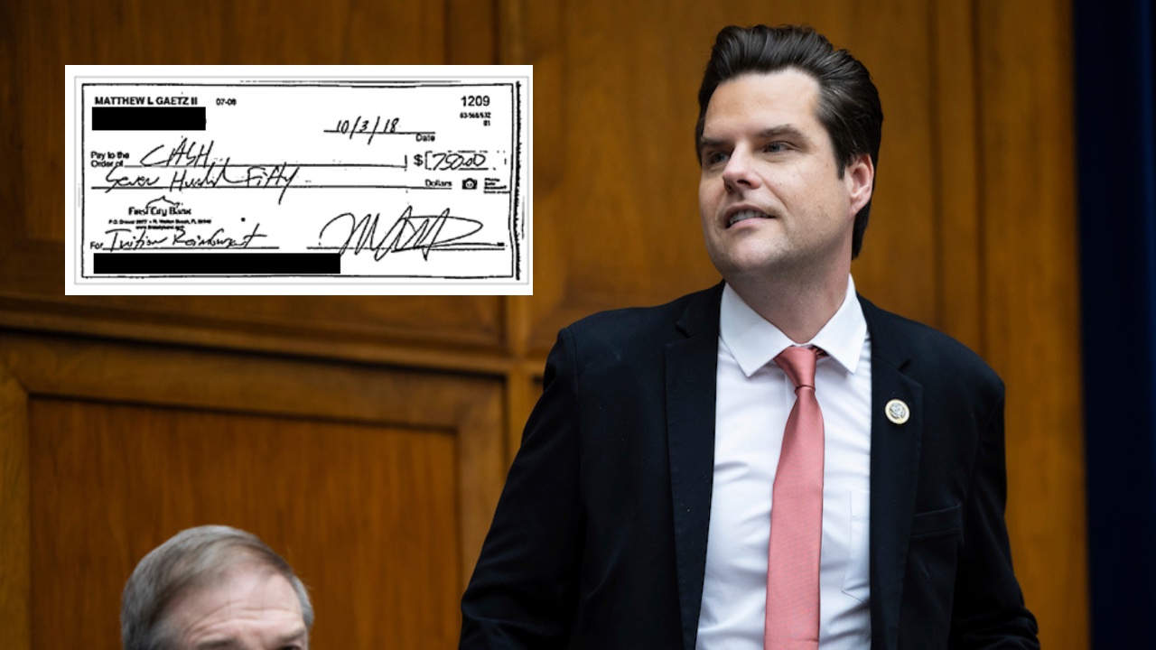 Matt Gaetz Paid $10,000 to Witnesses in House Probe: Report