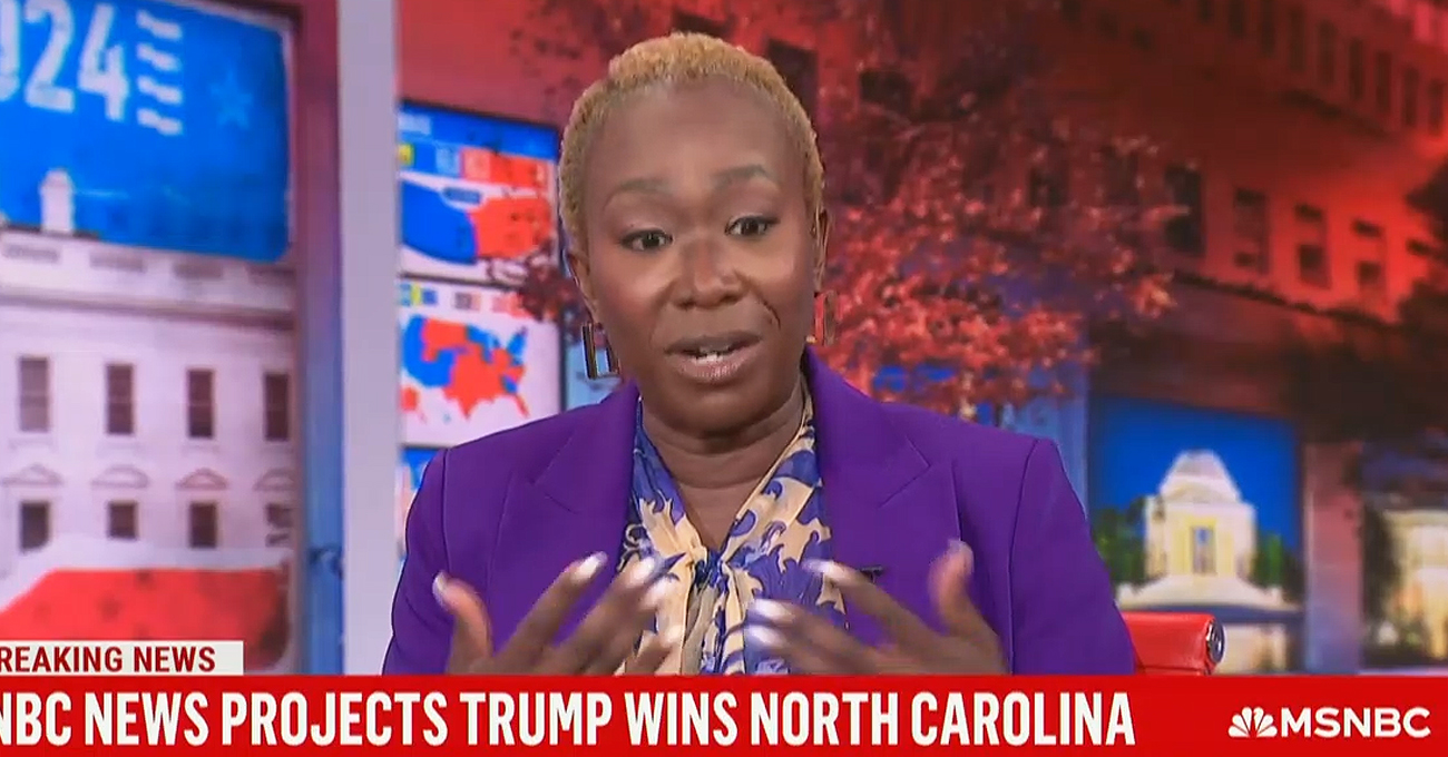 MSNBC's Joy Reid Blames 'White Women Voters' For Kamala Harris Loss in NC