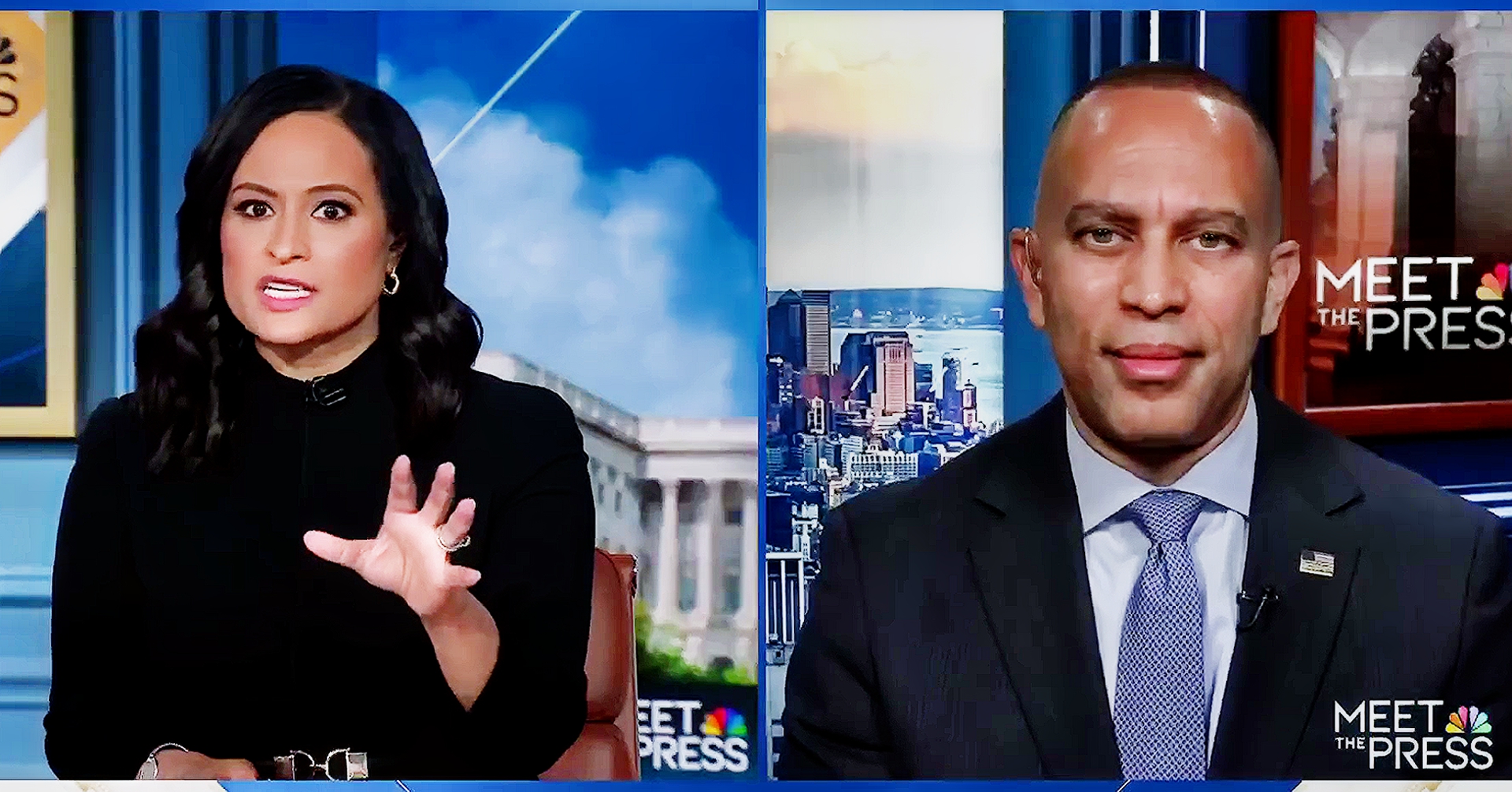 Kristen Welker To Hakeem Jeffries: Gabbard 'Russian Asset?'