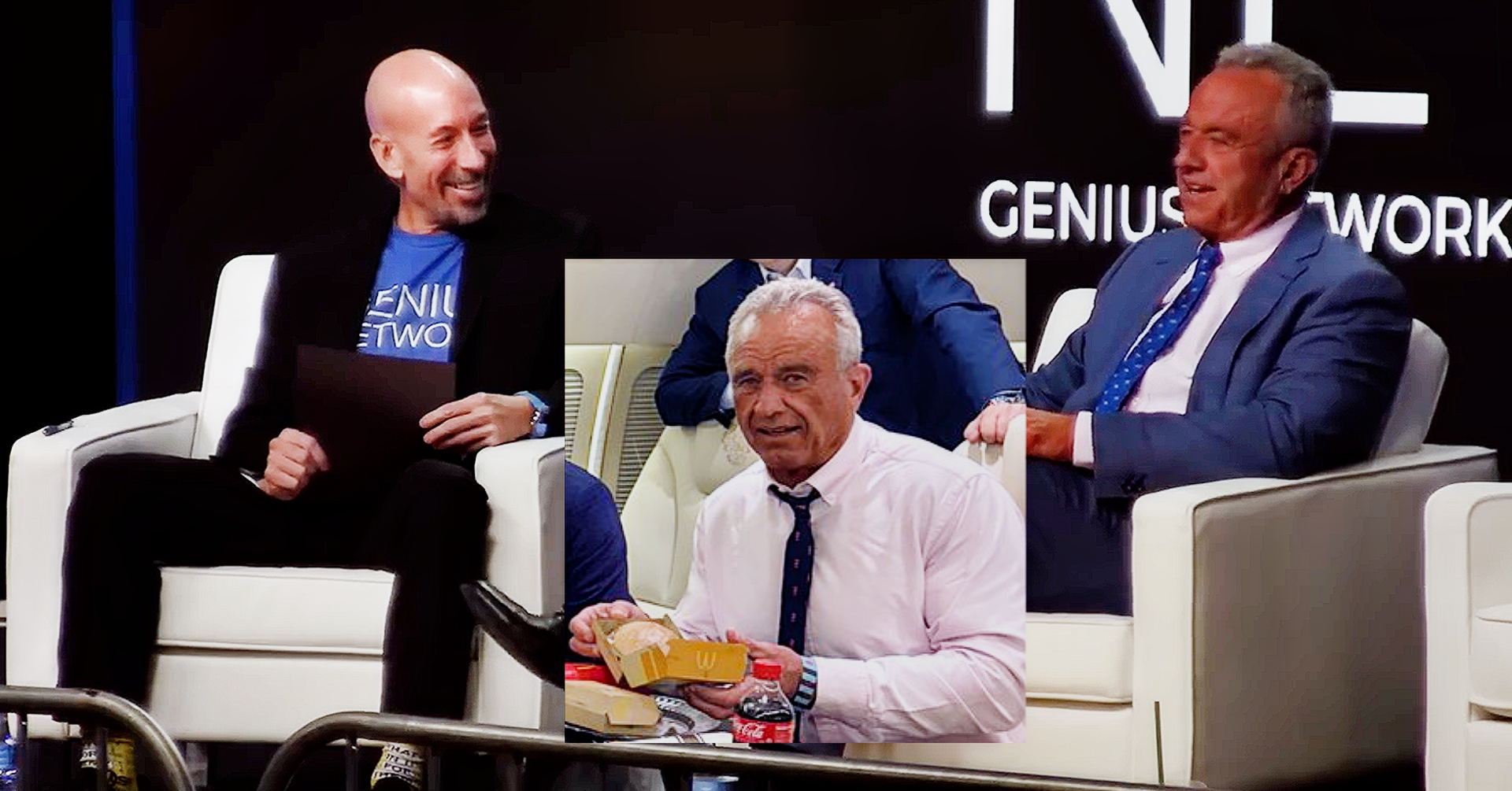 RFK Calls Trump Food Poison Before Trump Plane McDonalds Pic