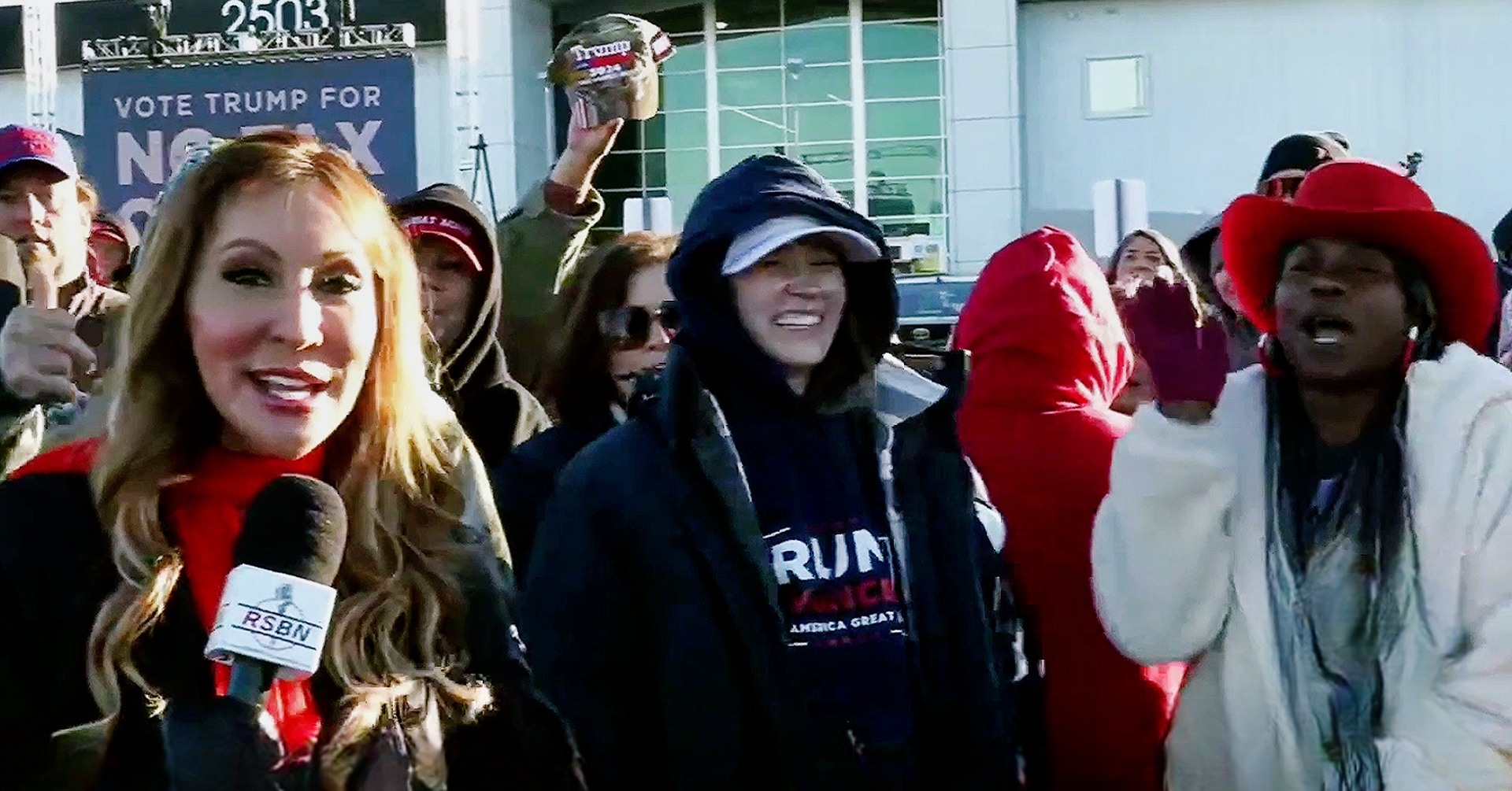 Trump Fan Tries To Start 'DADDY TRUMP!' Chant On Rally Line