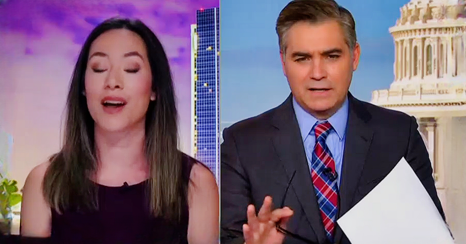 Jim Acosta Cuts Off Ex-Trump May Mailman on Vote Integrity