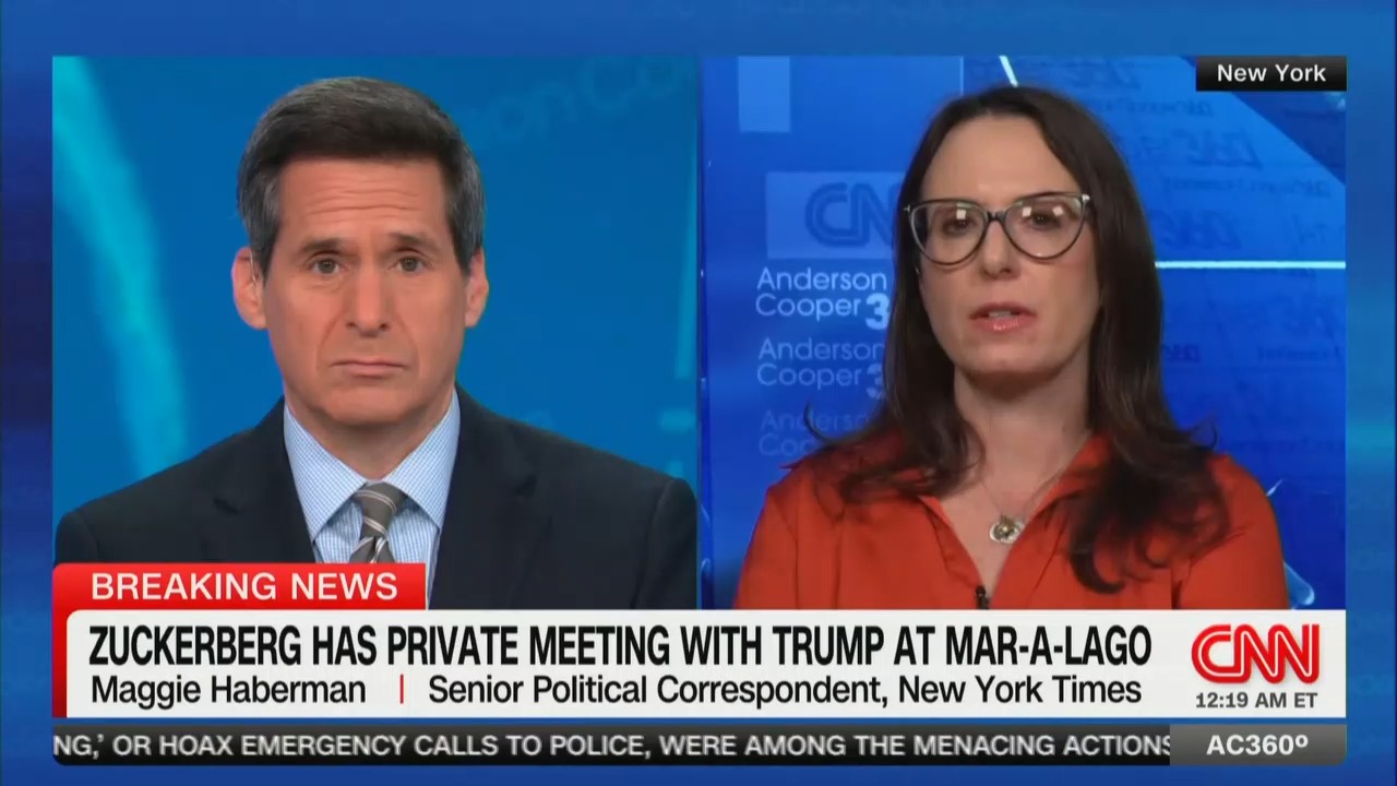 Maggie Haberman Weighs in on Zuckerberg Trump Visit
