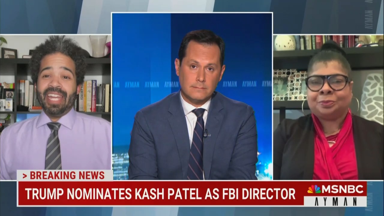 MSNBC Panel Gets Apoplectic Over Kash Patel’s Nomination to Lead FBI ...