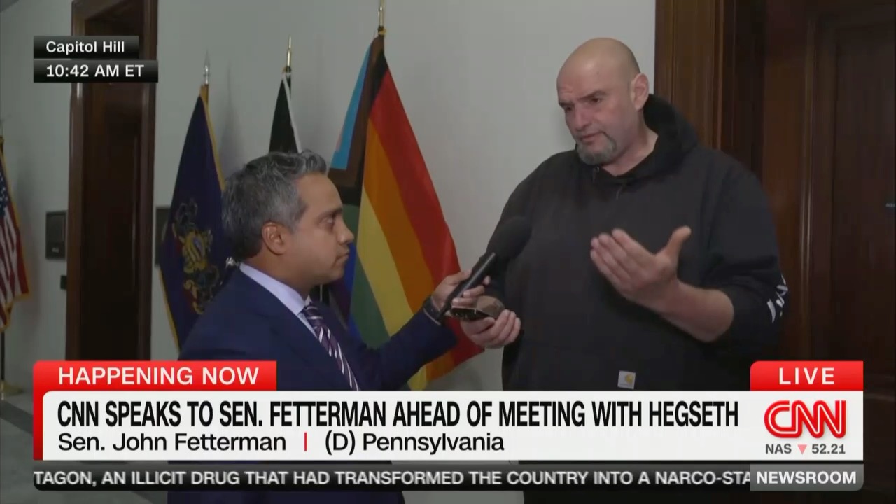 Fetterman Fires Back at Critics Over Meeting with Hegseth
