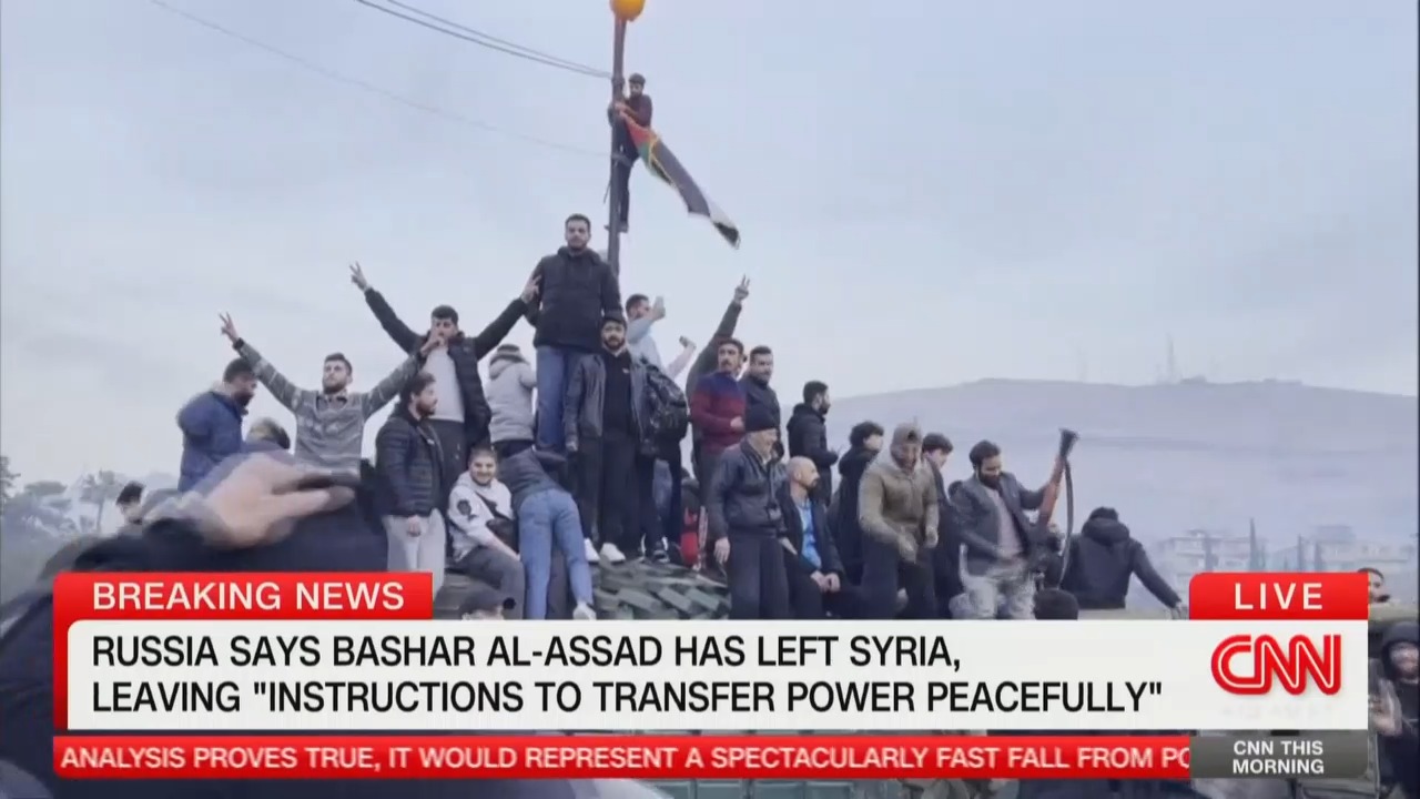 50-Years of Authoritarian Rule in Syria is Over: CNN Reports