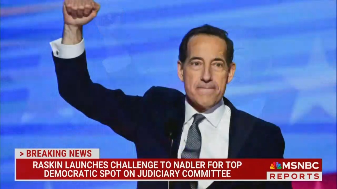 Jamie Raskin Challenging Jerry Nadler to Be Top Dem on Cmte.