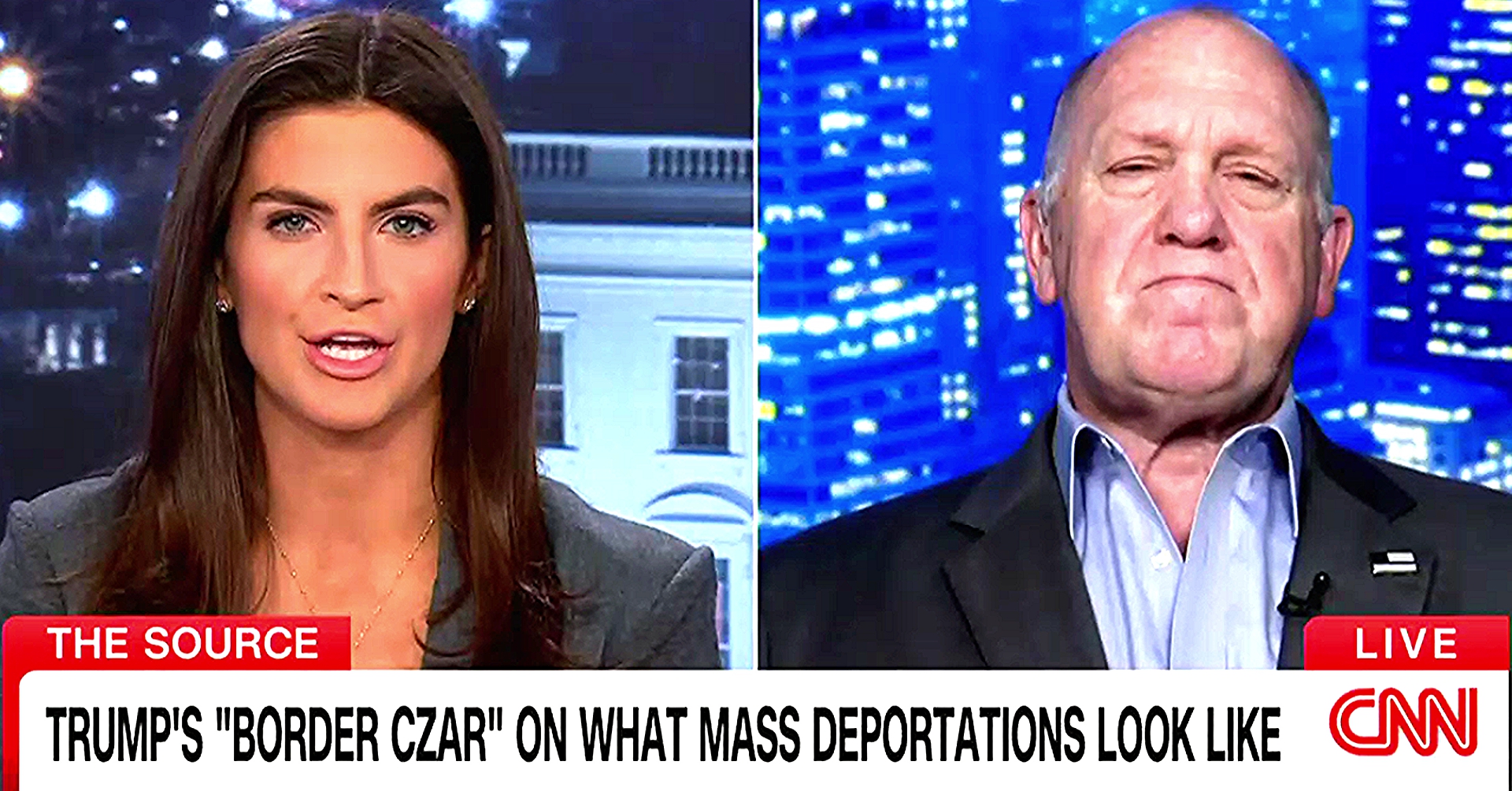 Kaitlan Collins Grills Tom Homan on 'Concentration Camps'