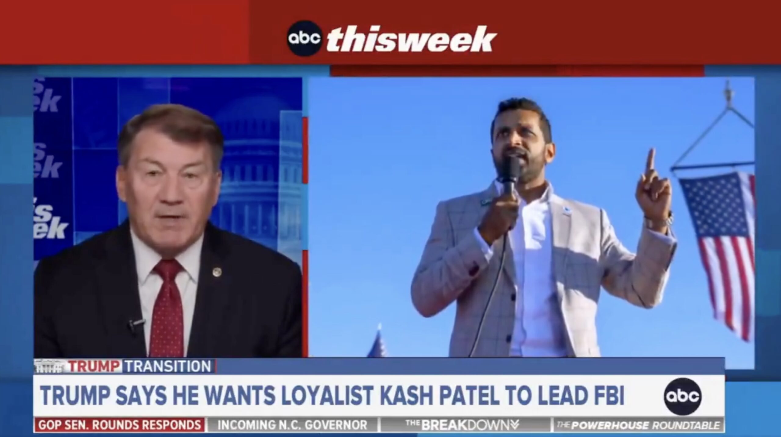 GOP Senator Mike Rounds Lauds FBI Director Chris Wray