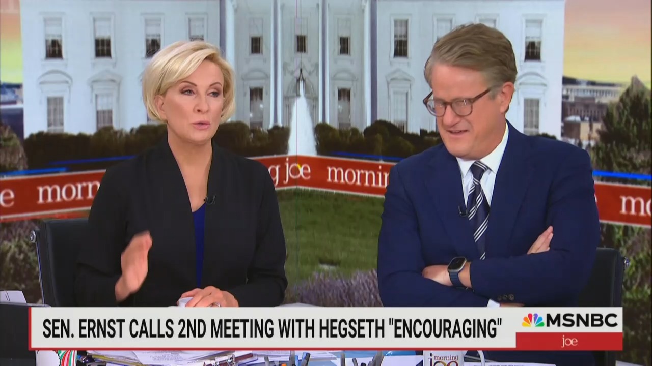 Morning Joe Crew Mock Joni Ernst Cornered By Press