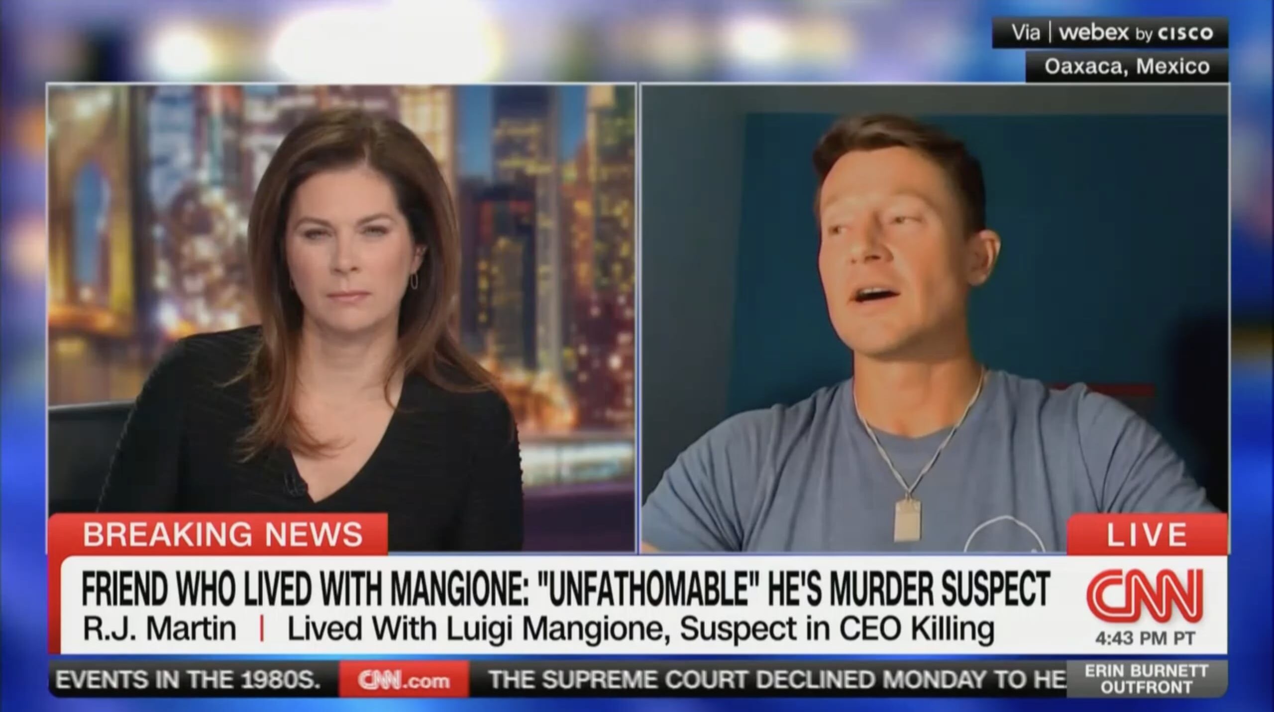 Suspected CEO Shooter Dealt With "Traumatic" Back Injury