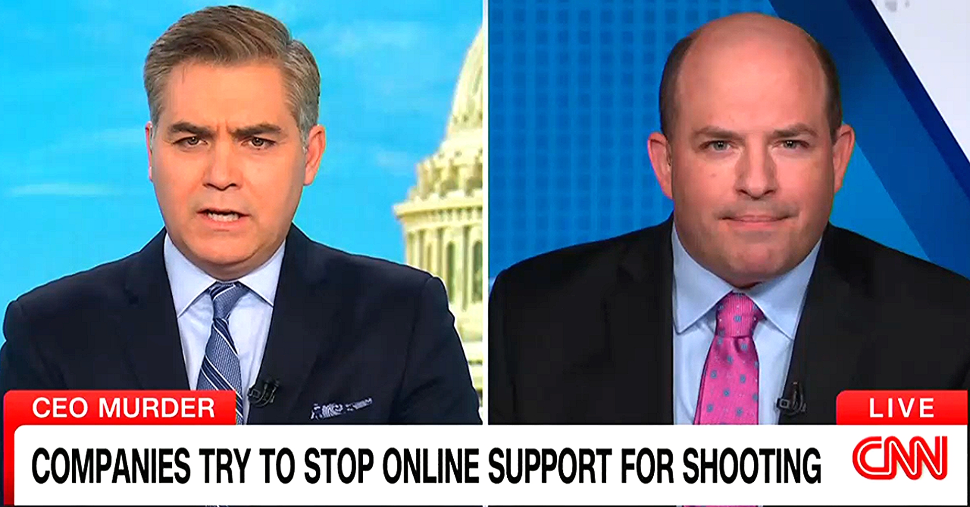 Disgusted Jim Acosta Goes Off On Fans Hot For Luigi Mangione