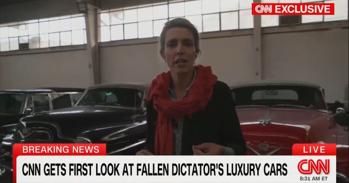 CNN's Clarissa Ward Shows Off Assad's Glitzy Car Garage