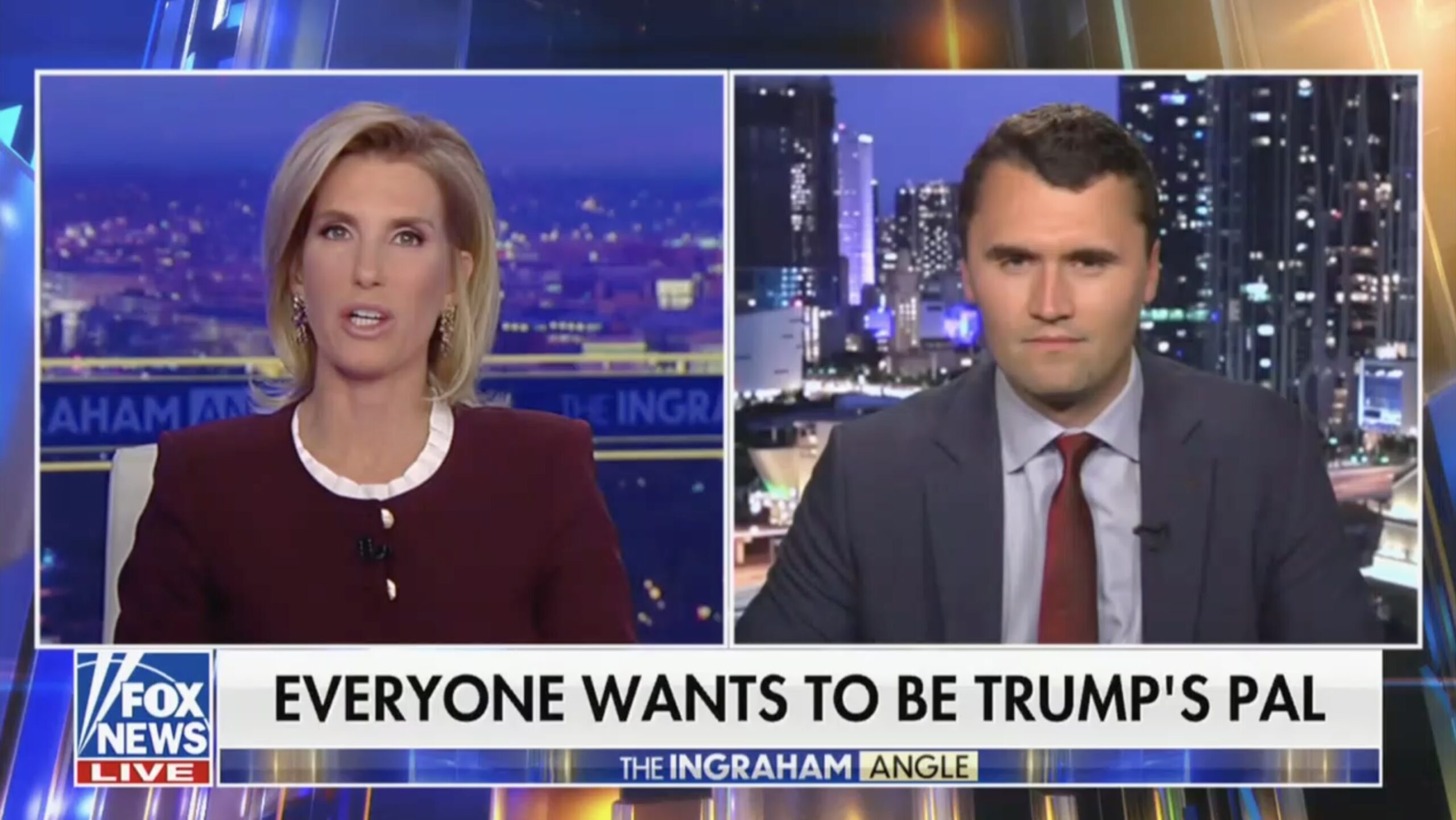 ‘Oh Sh*t’: Charlie Kirk Gets Memorable Off-Camera Welcome on Fox News