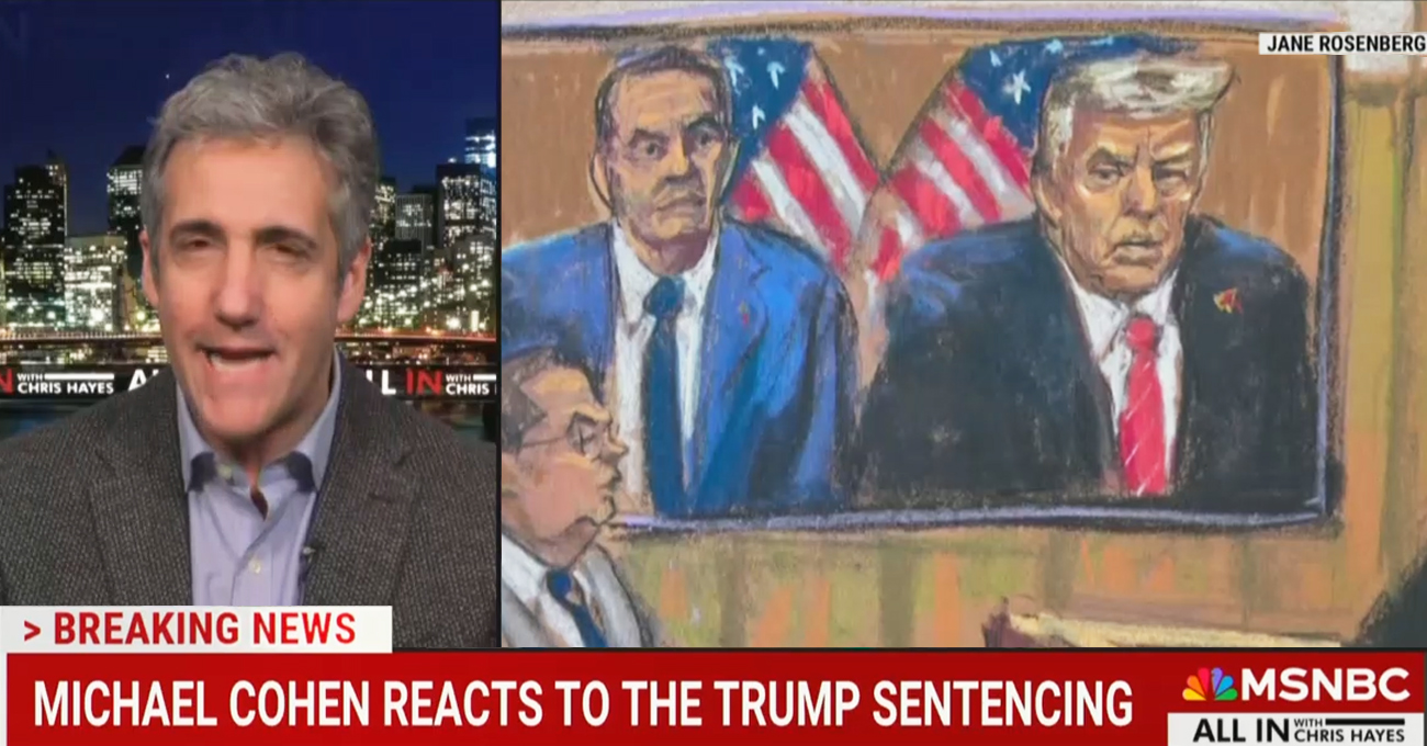 Michael Cohen Lashes Out Over Trump Sentencing On MSNBC: ‘I Received a ...