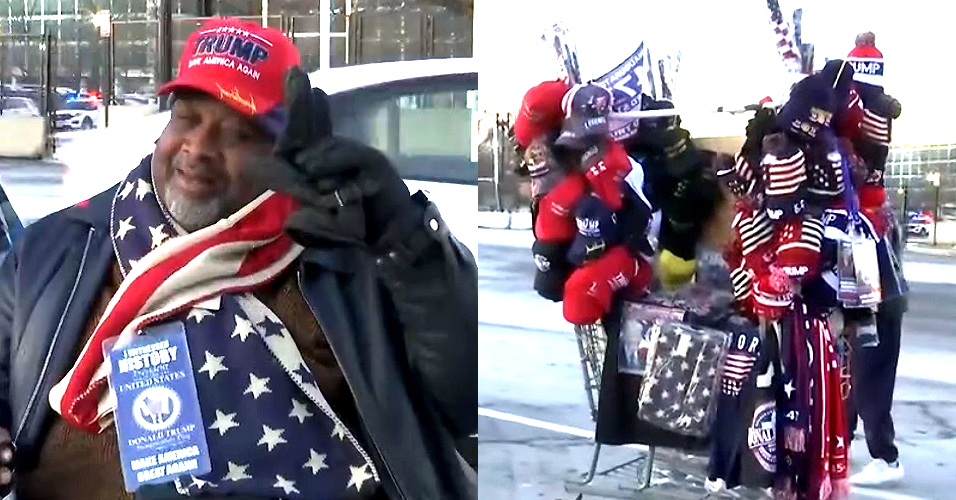 Trump Fan on C-SPAN: 'Thank God God Put Trump In Office!'