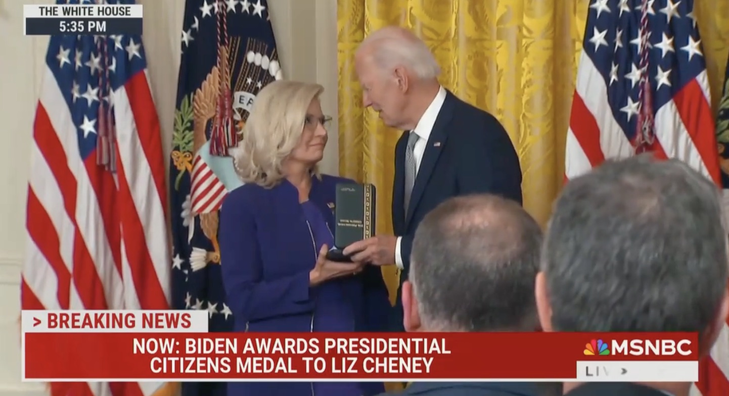 Biden Awards Liz Cheney Presidential Citizens Medal
