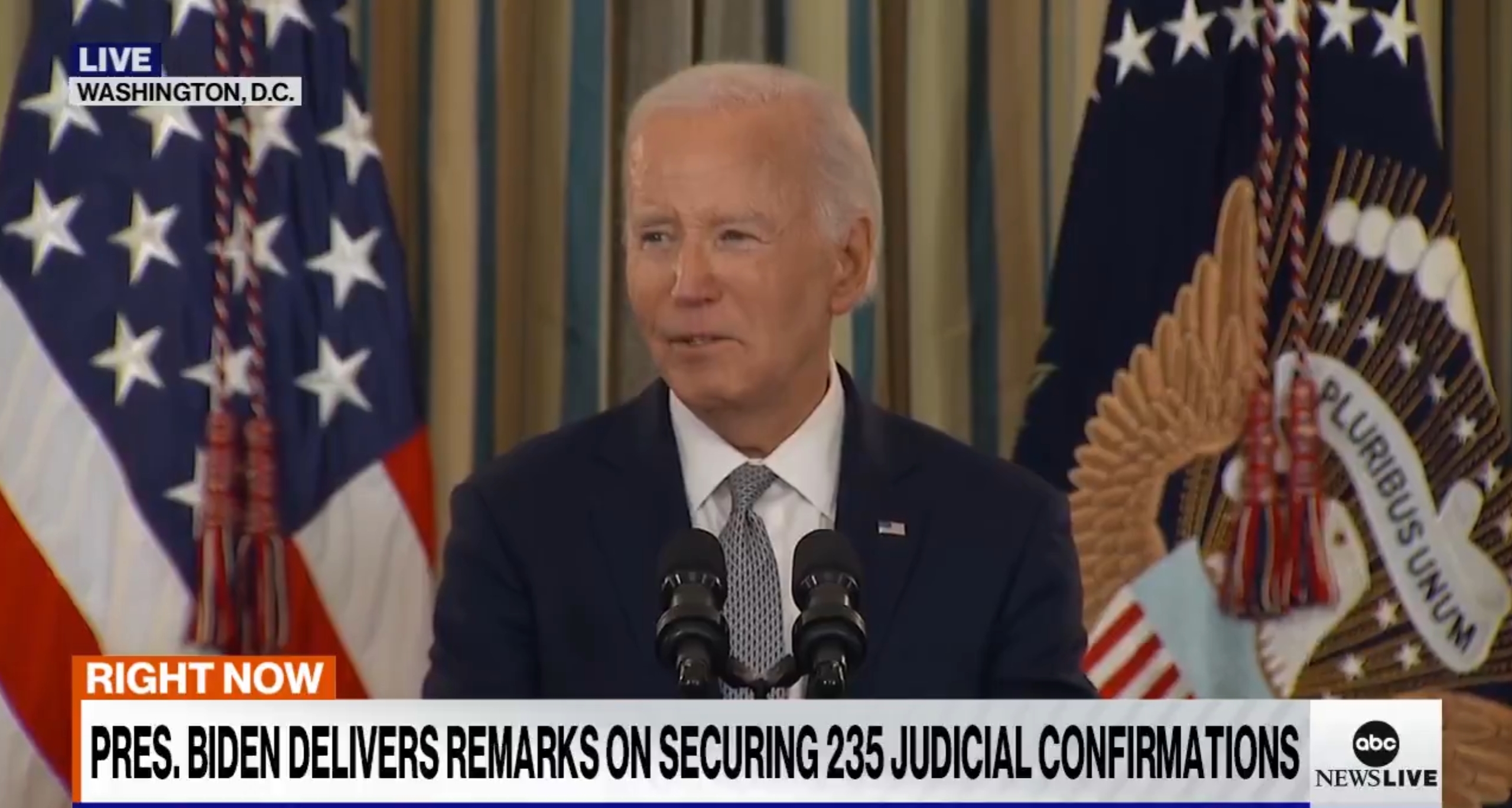 Joe Biden Celebrates Confirmation Of Judicial Appointments