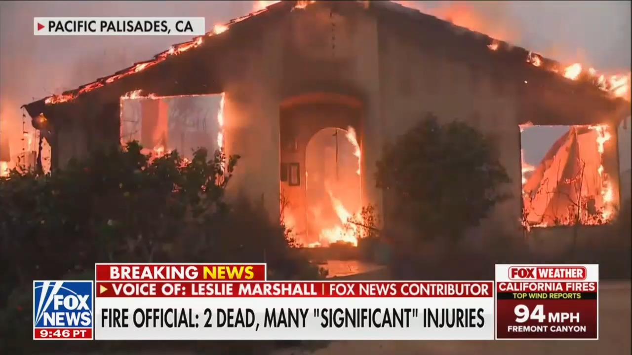 Fox's Leslie Marshall On Having to Evacuate From LA Fire
