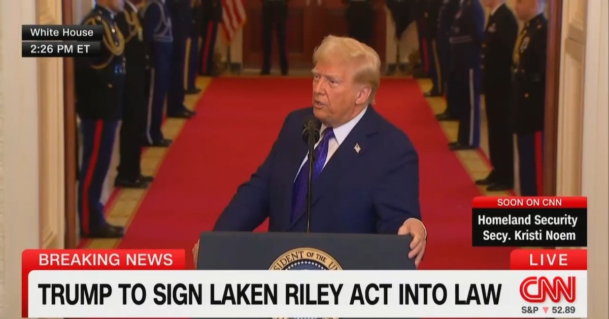 Trump Thanks Dems For Laken Riley Act Before Signing Bill