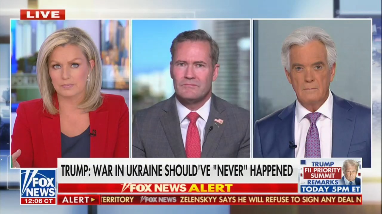 Fox News Anchors Fluff Mike Walz Over Ukraine Drama