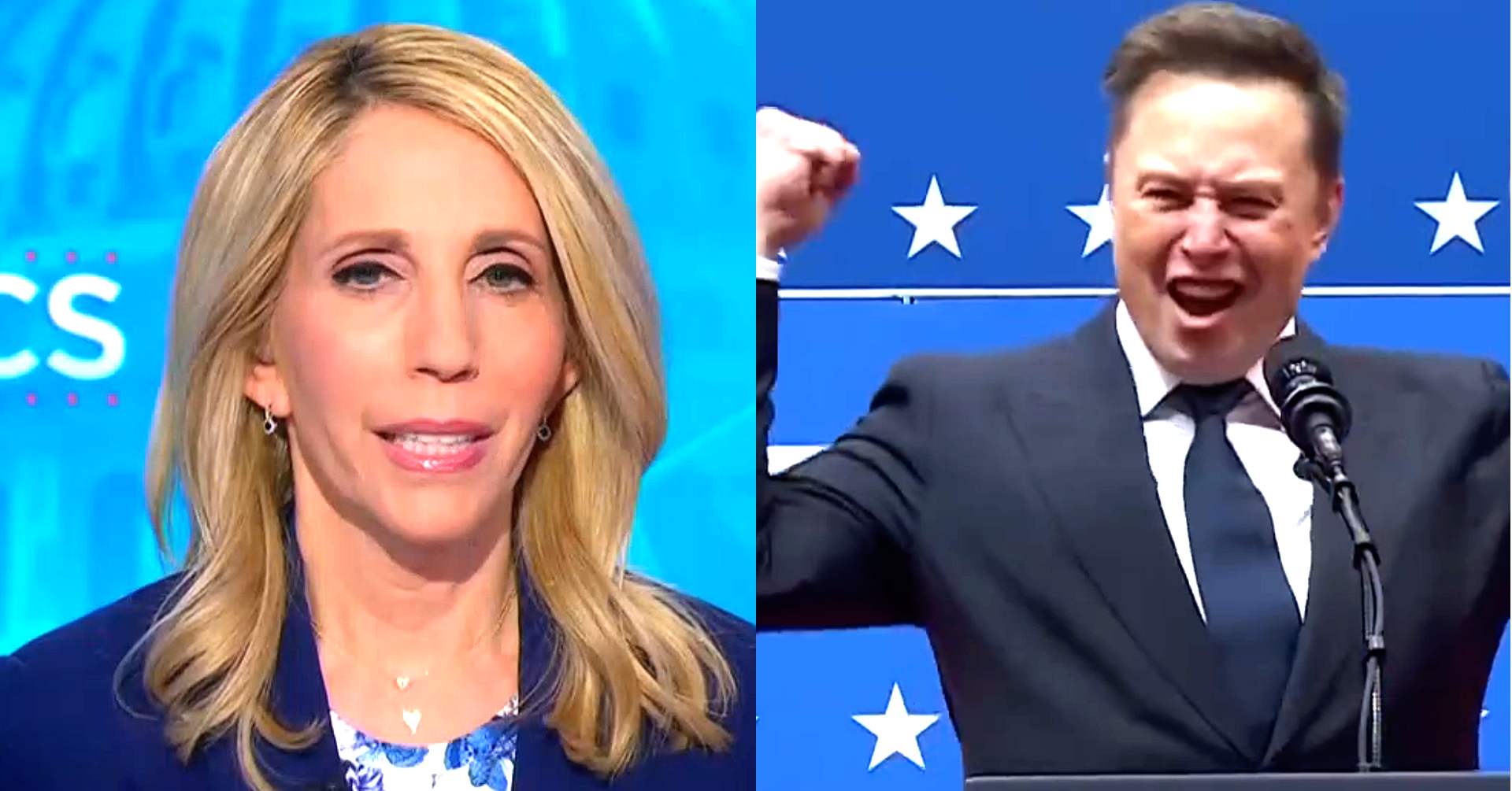 CNNs Dana Bash Cites Hairy Balls-Harry Bolz-Elon Musk on air