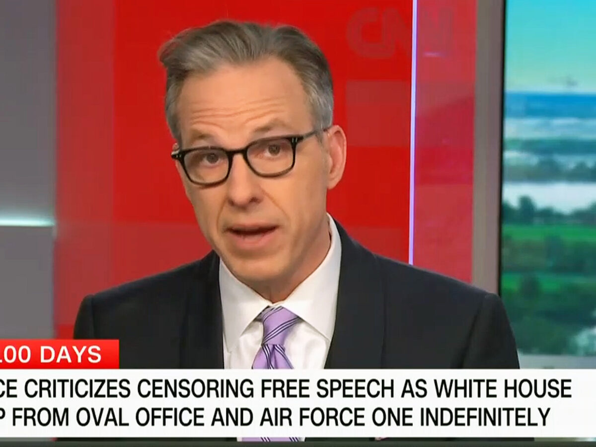 Jake Tapper announces a list of guests who are now BANNED from ...