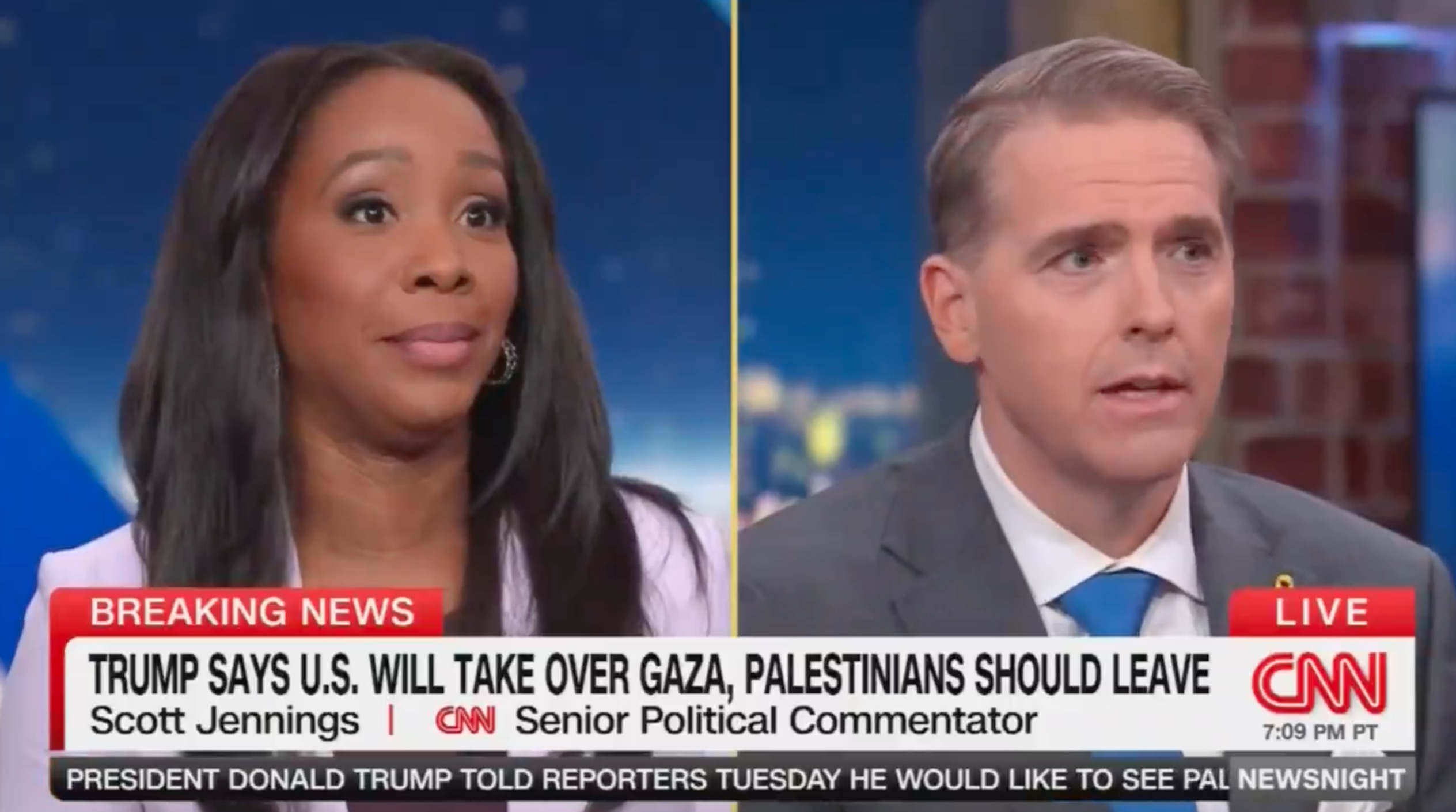 CNN Panel Shuts Down Scott Jennings In Trump Gaza Debate