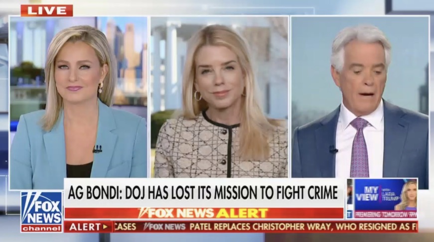 Pam Bondi: Jeffrey Epstein List 'on My Desk Right Now'